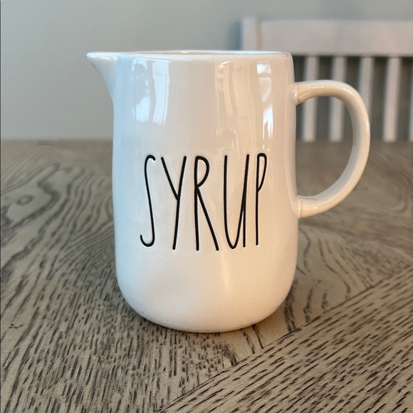 Rae Dunn | Dining | Rae Dunn Cream Ceramic Syrup Jug | Poshmark
